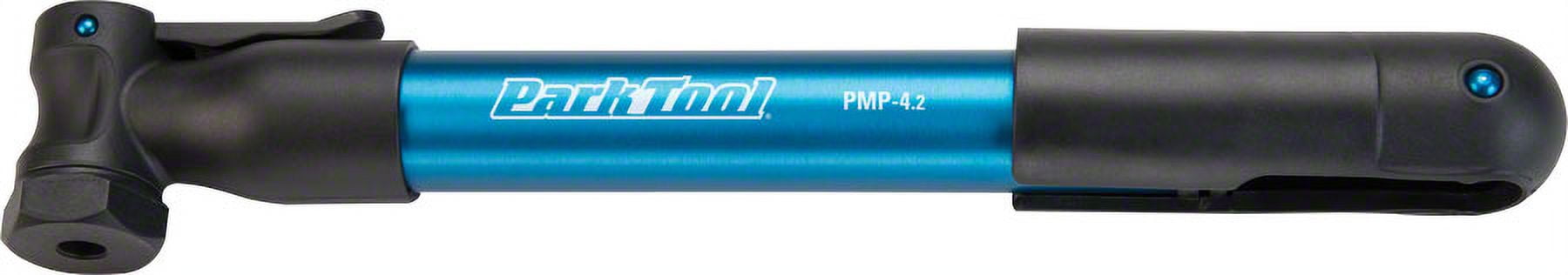 Park Tool PMP-4.2 Mini Pump Blue 90psi 130g 10.5" Water Bottle Mounting ...
