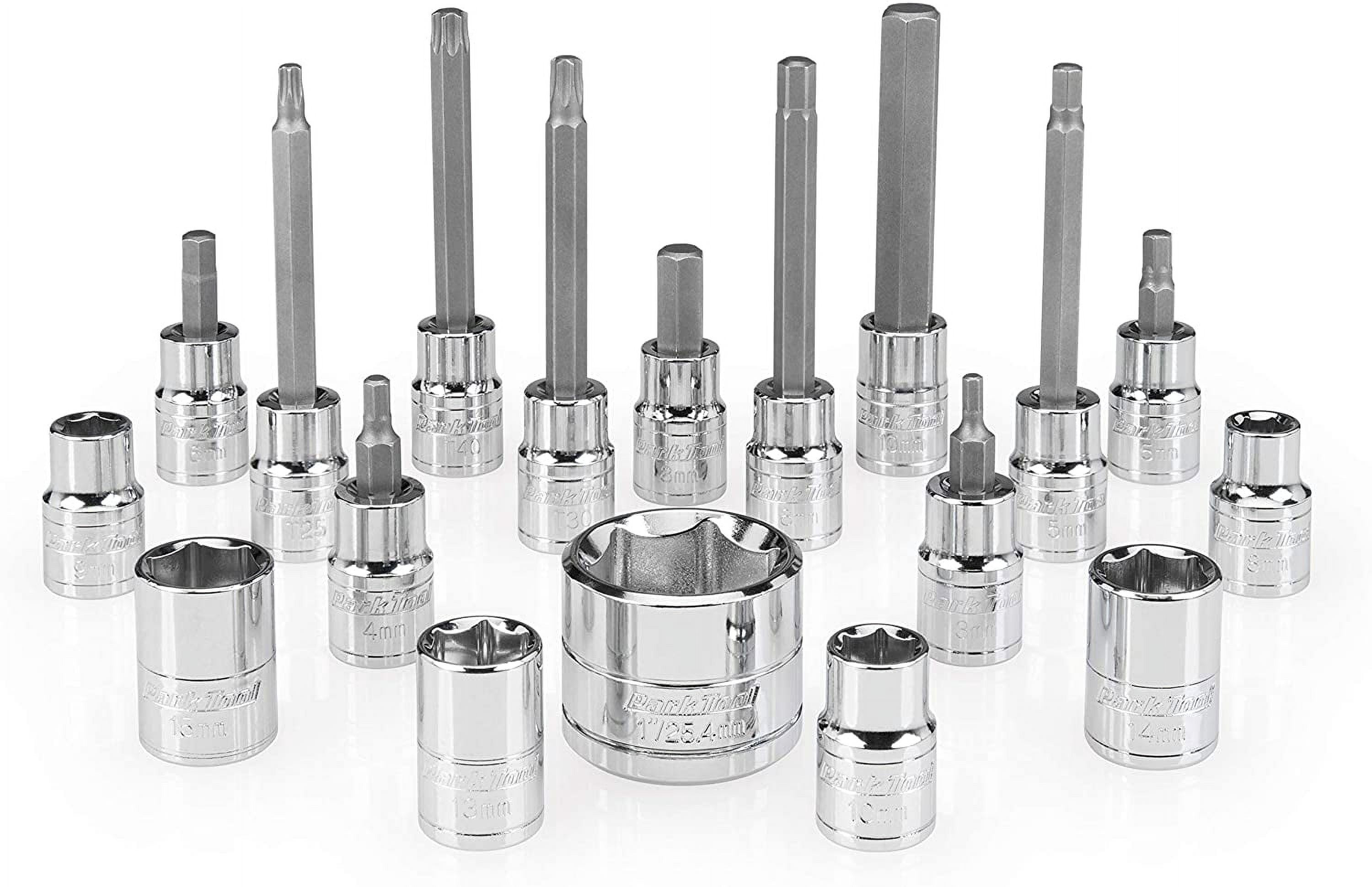 Park Tool SBS-1.2 Socket And Bit Set Tool,Silver - Walmart.com