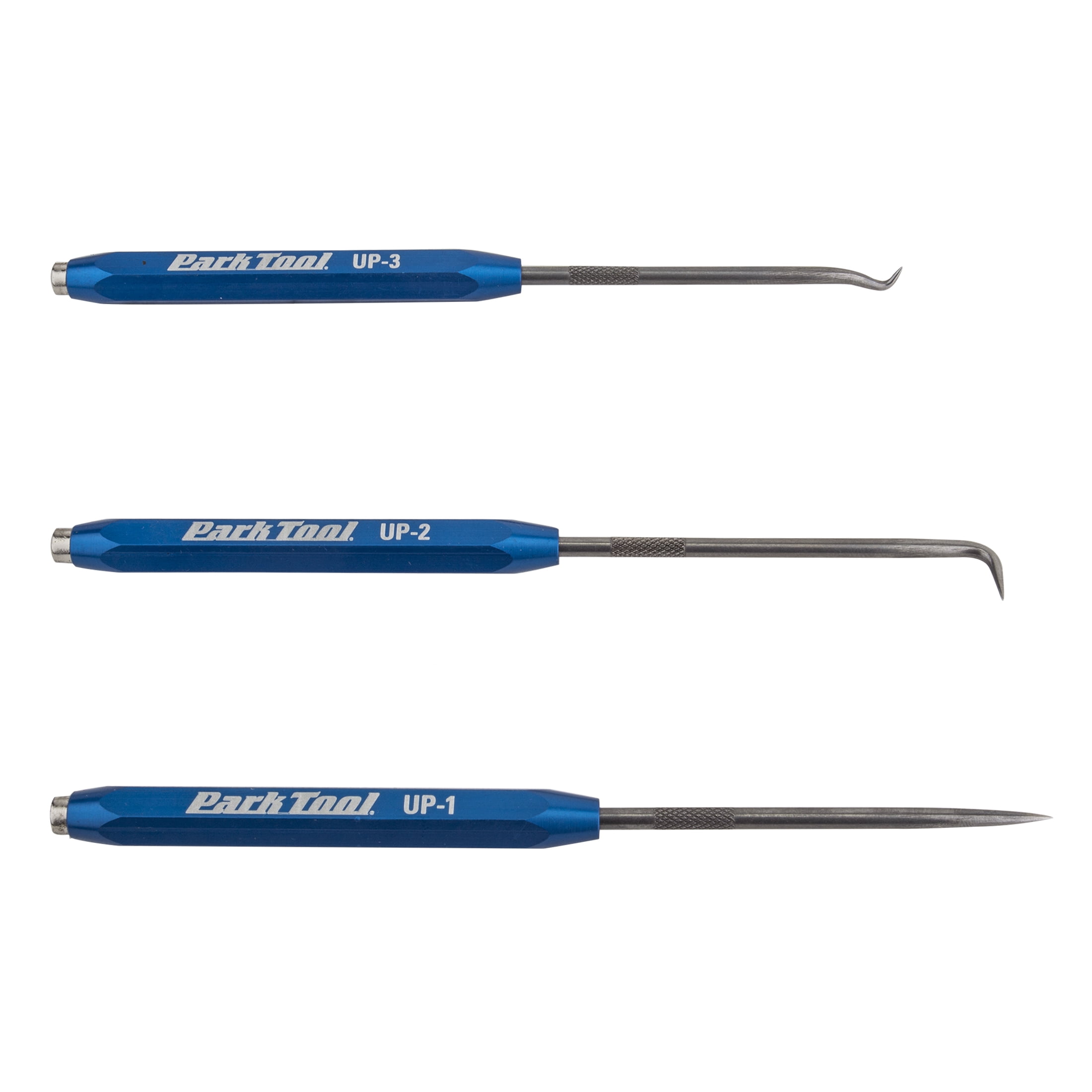 Park Tool UP-SET Pick Up Set Blue 1-Straight 1-Hook 1-90 Degree Pick ...