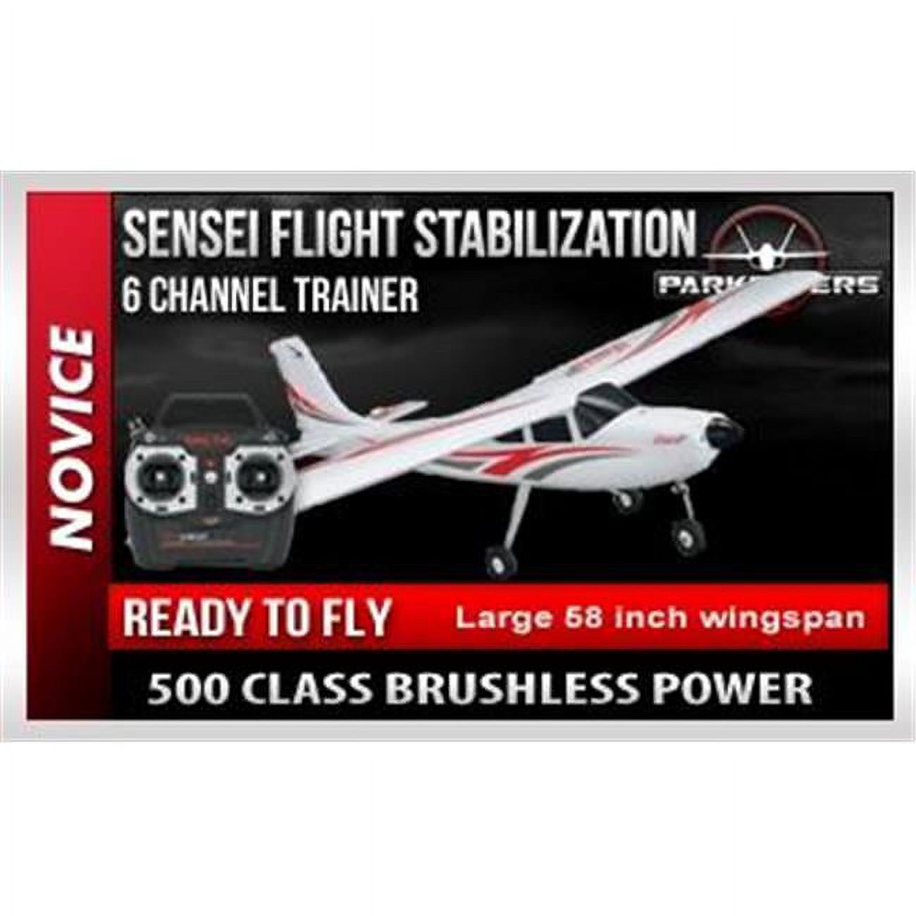 ParkFlyers 3030 Sensei FS Flight Stabilizer EP Trainer RTF - Walmart.com