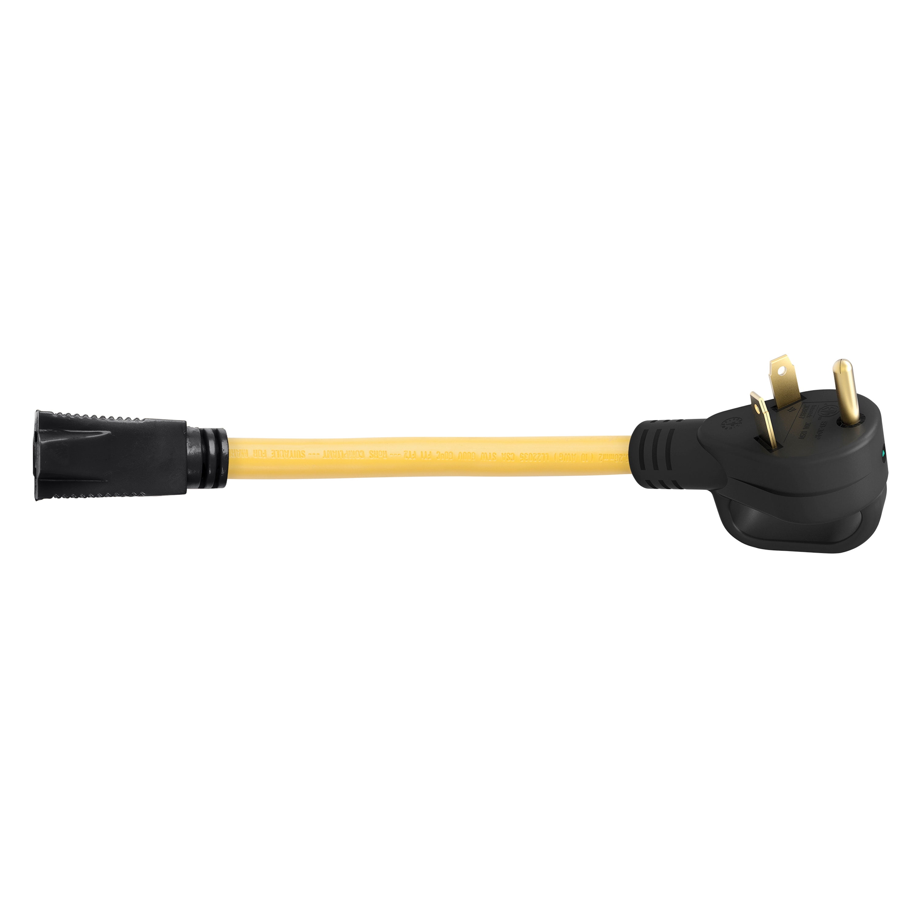 ParkPower 3015RVDA Dogbone Adapter - 30A Male / 15A Female - Walmart.com