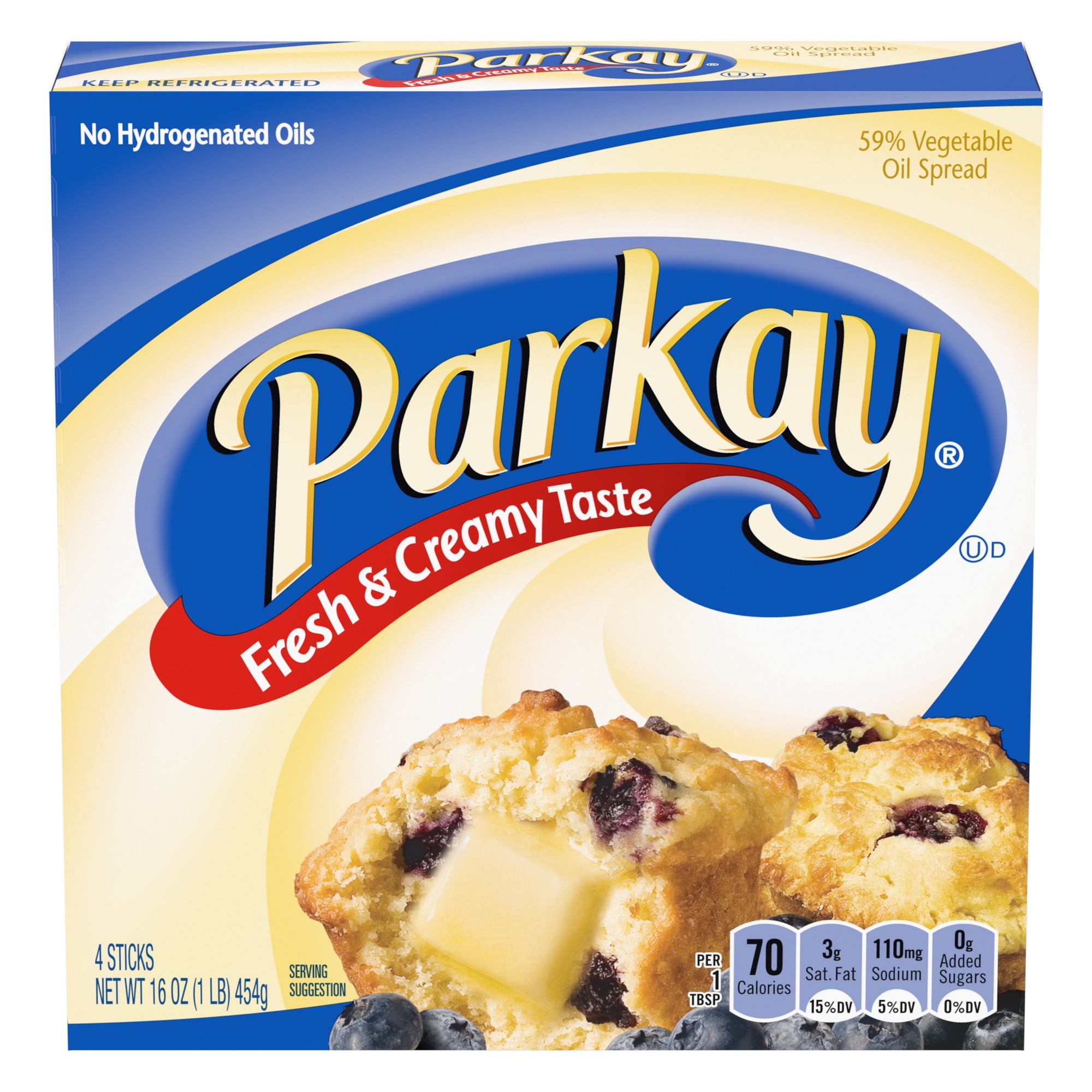 Parkay Original Vegetable Oil Spread Sticks, 16 oz - Walmart.com