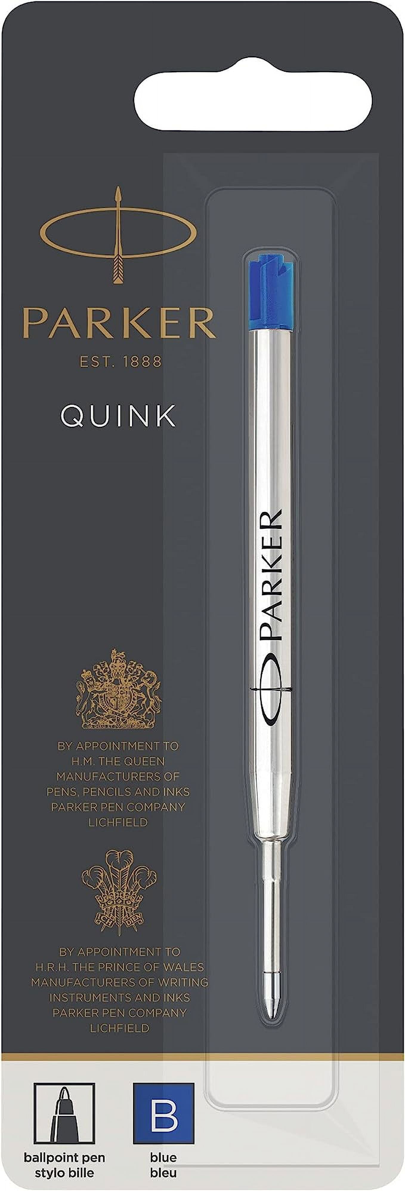 Parker 1950368 Ballpoint Blue Refills, 0.5mm Fine BL1 - Walmart.com