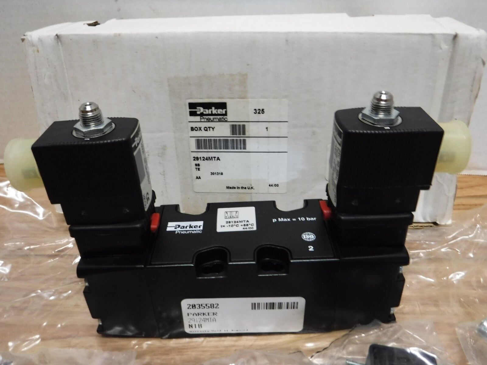 Parker 29124MTA Pneumatic VALVES Schrader Bellows, 24V COILS - Walmart.com