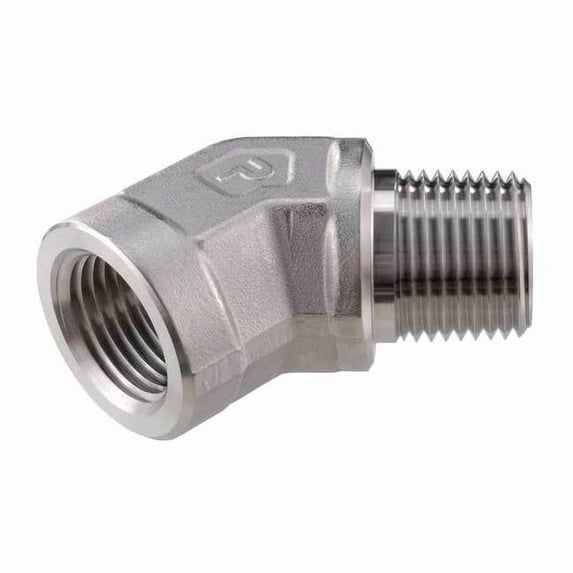 Parker 45 Street Elbow, Carbon Steel, 1/4 in 4-4 SVE-S - Walmart.com