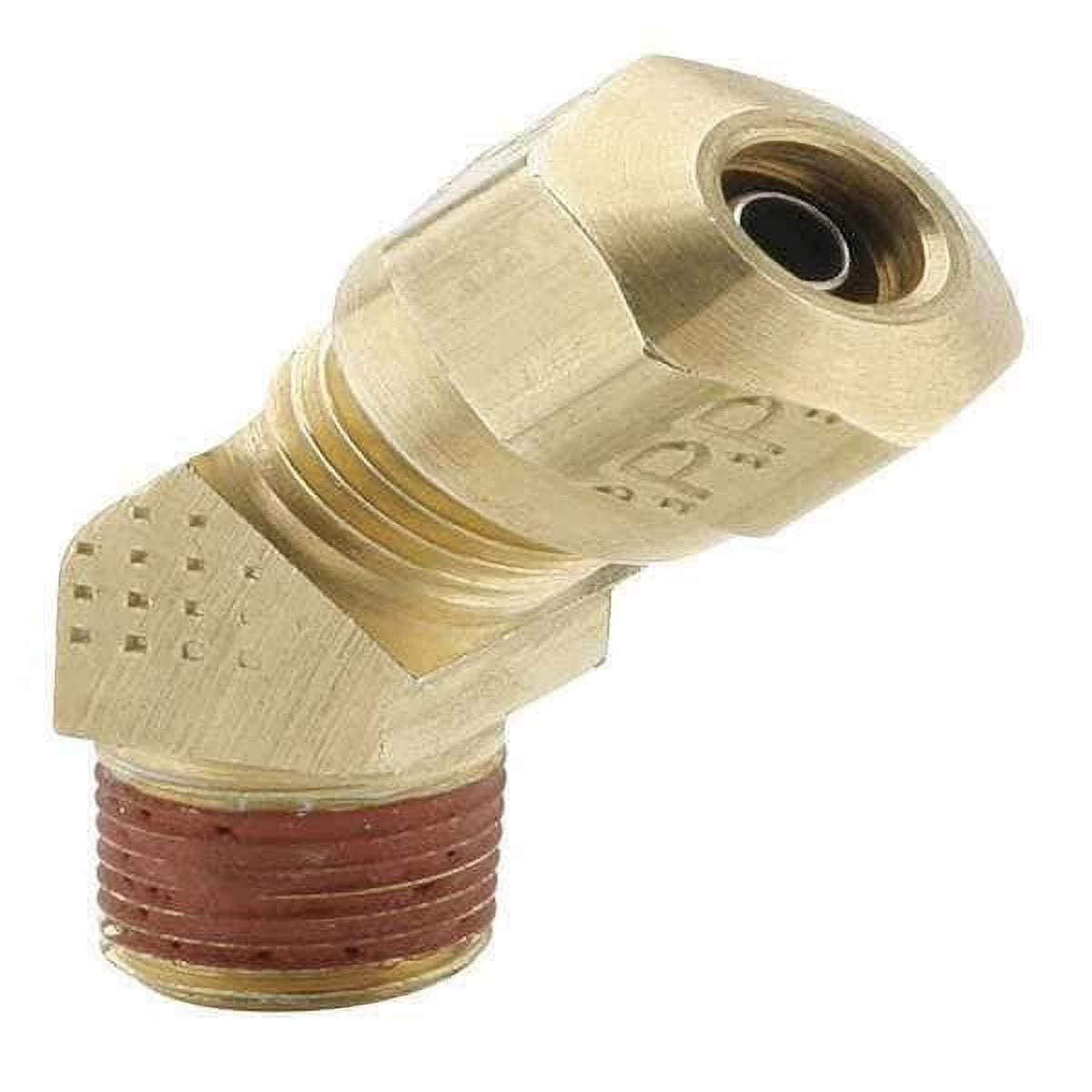 Parker Elbow, Brass, Comp. 3/4 in, Comp. 1/4 in VS279NTA-12-8 - Walmart ...