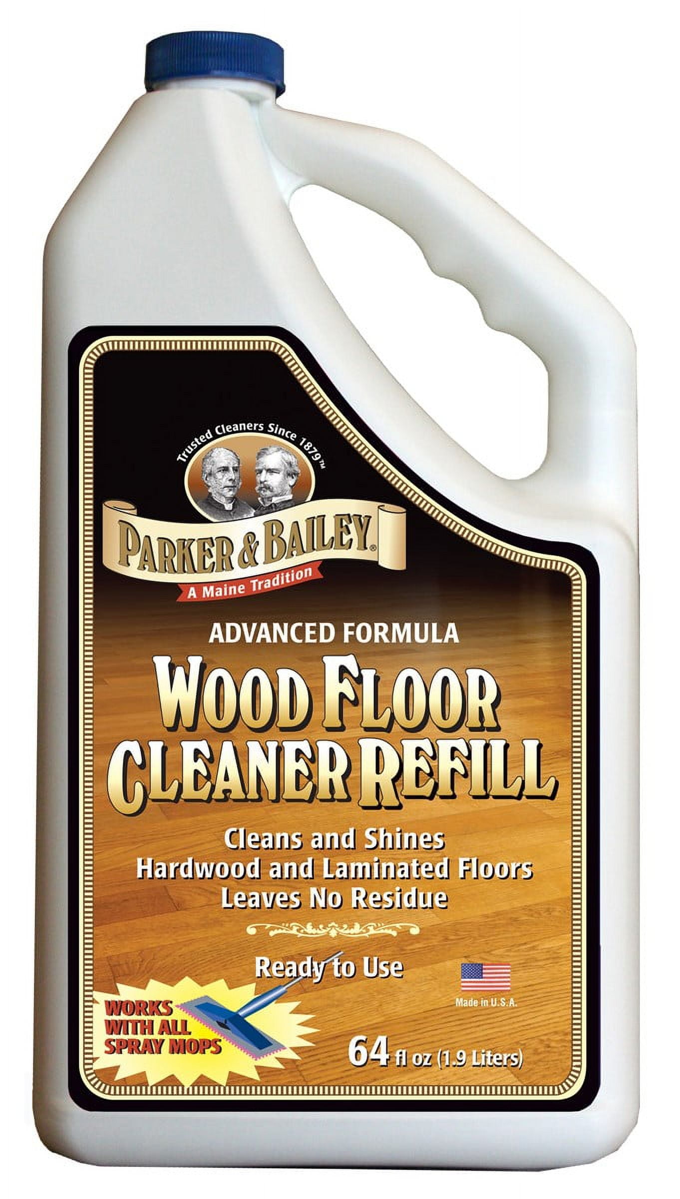 Parker And Bailey Advanced Formula Wood Floor Cleaner, 64 Oz - Walmart.com