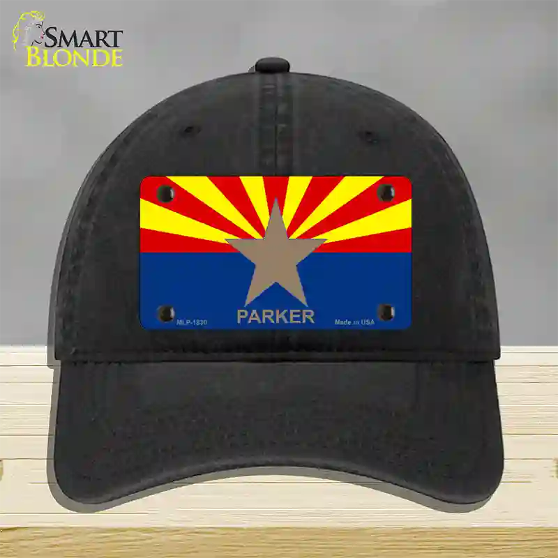 Parker Arizona State Flag Novelty License Plate Hat Unconstructed ...