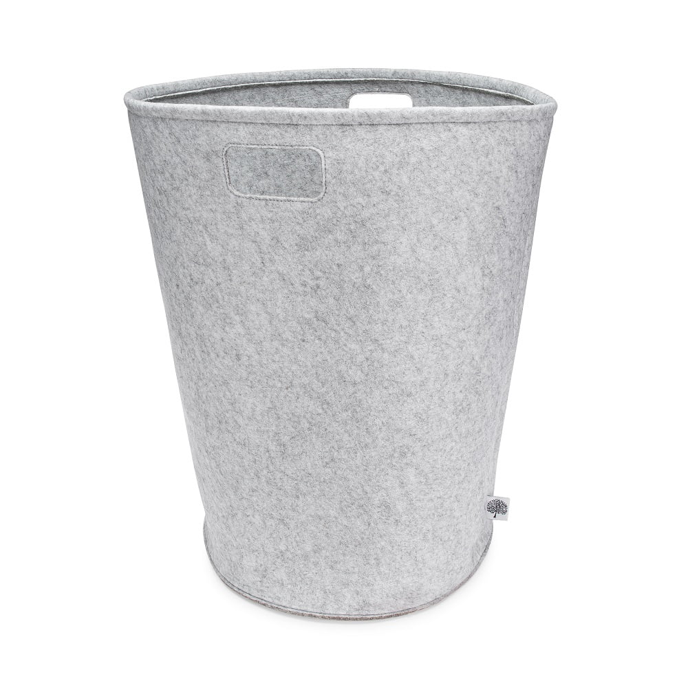 Parker Baby, Nursery Laundry Hamper, Felt Storage Basket, Gray ...