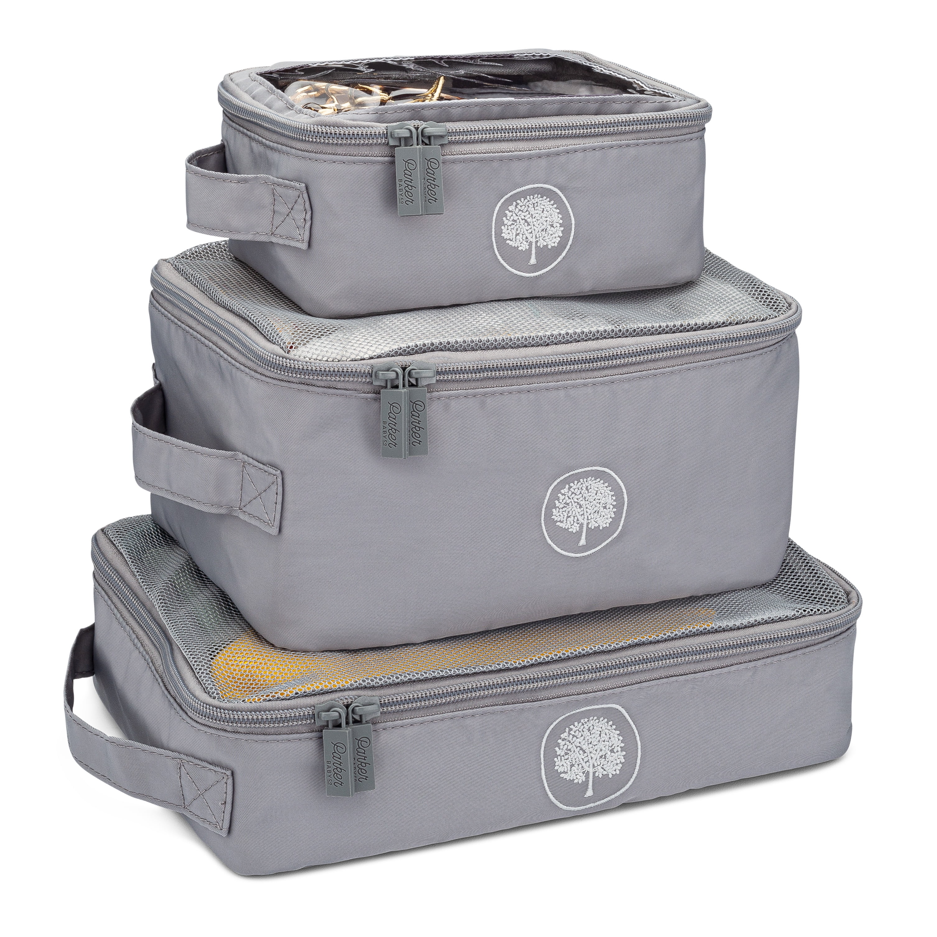 Parker Baby Packing Cubes - 3-Piece Set for Diaper Bag, Suitcase, or ...