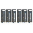 Parker Broad Point Ballpoint Pen Refills with Blue Ink, Pack of 6 ...