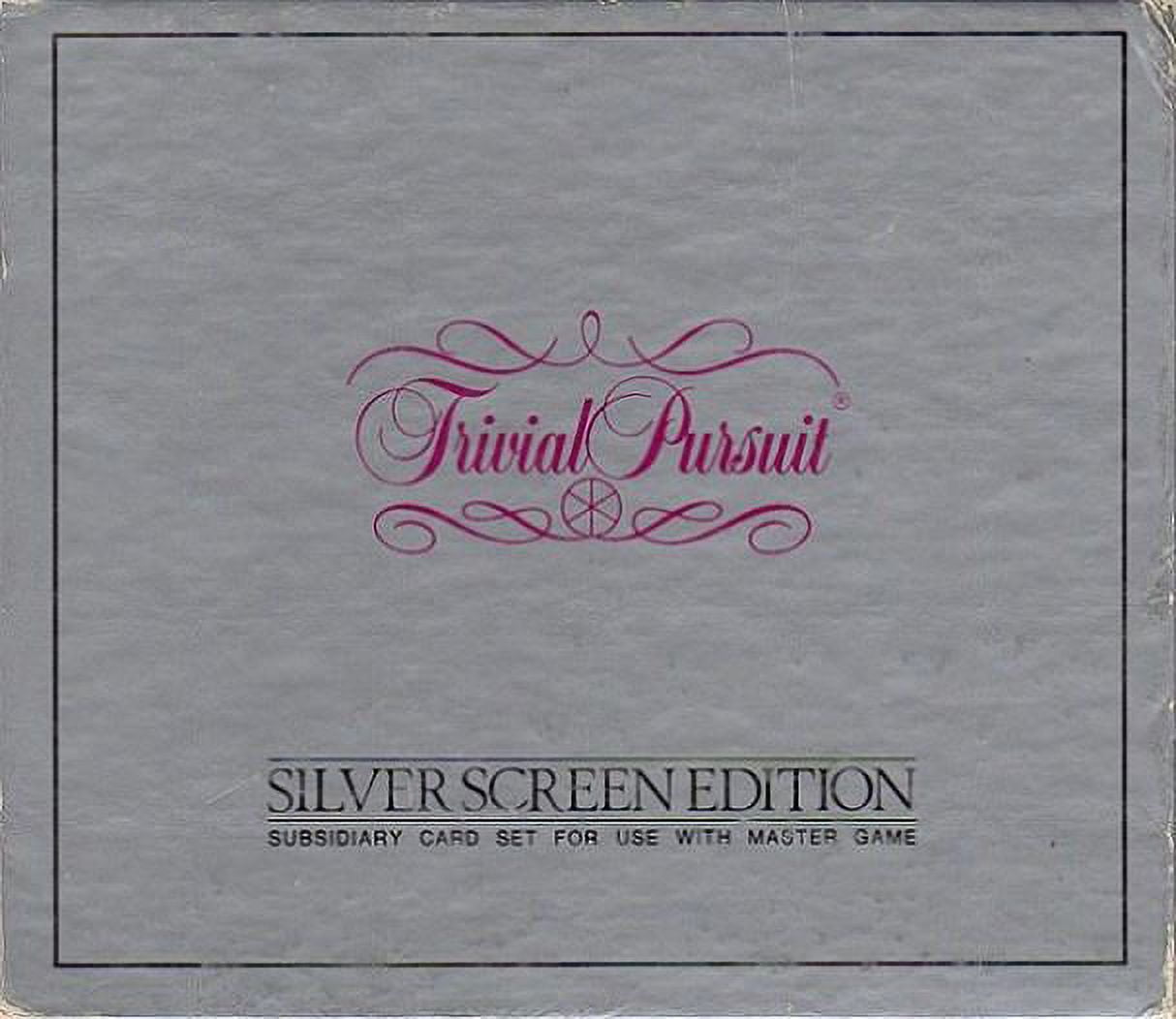 Parker Brothers Trivial Pursuit Silver Screen Edition Subsidiary Card ...