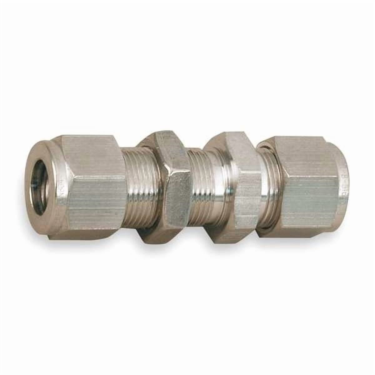 Parker Bulkhead Union,316 SS,A-LOKxA-LOK,3/8In 6BC6-316 - Walmart.com