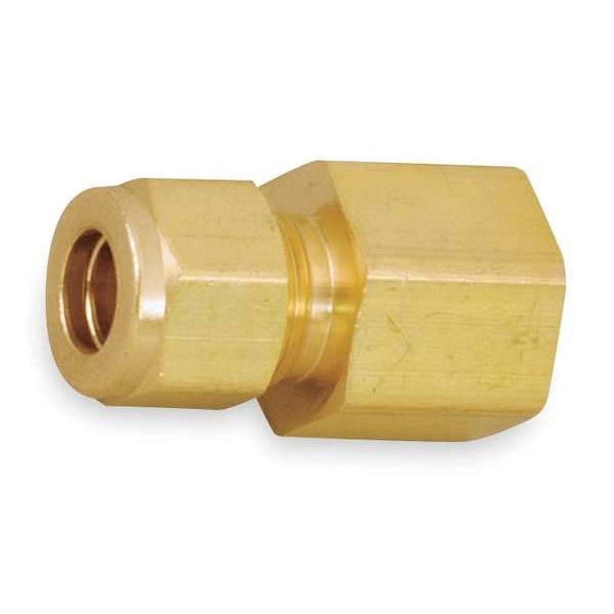 Parker Connector,Brass,A-LOKxF,1/4In 4FSC4N-B - Walmart.com