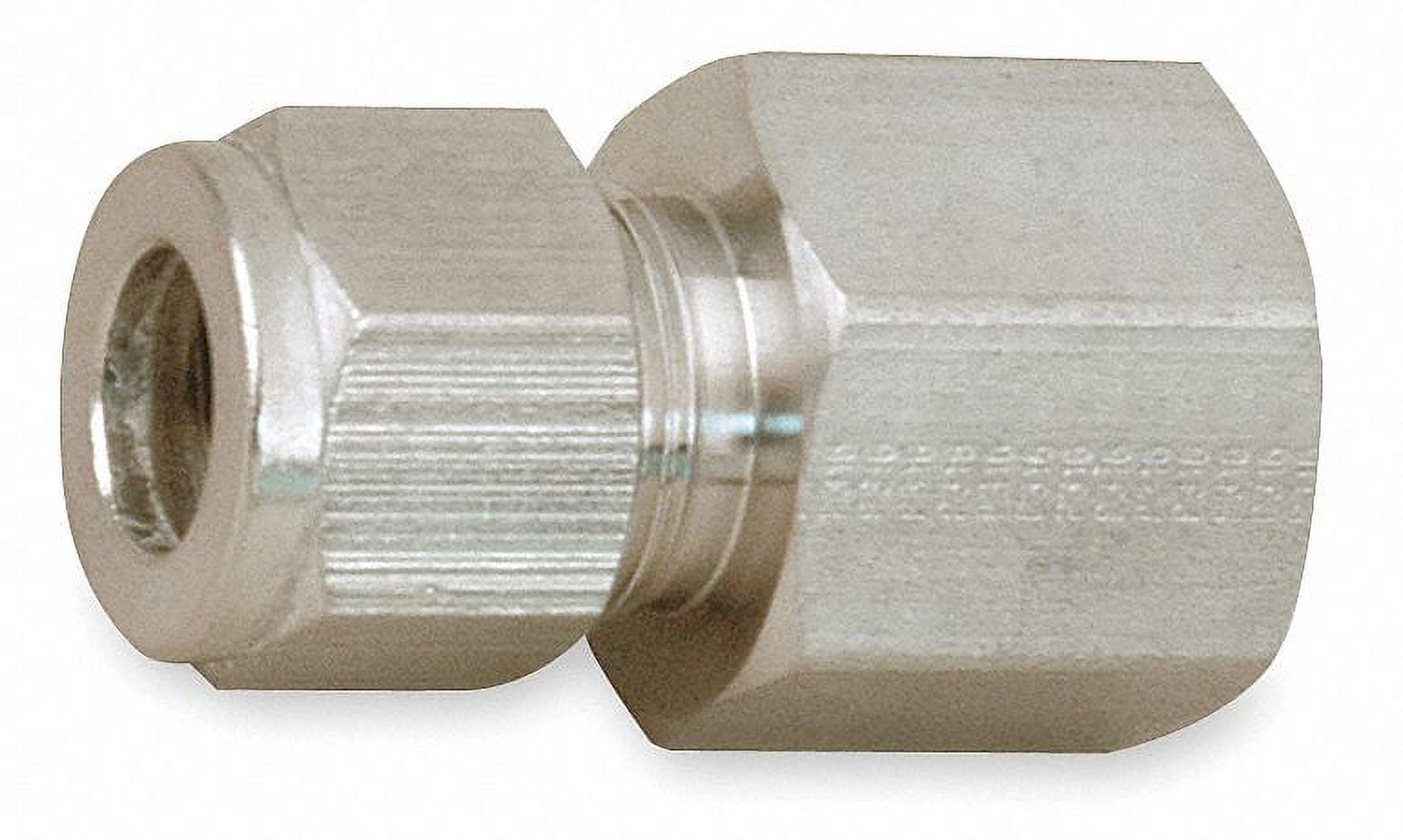 Parker Connector,Carbon Steel,A-LOKxF,1/4In 4FSC4N-S - Walmart.com