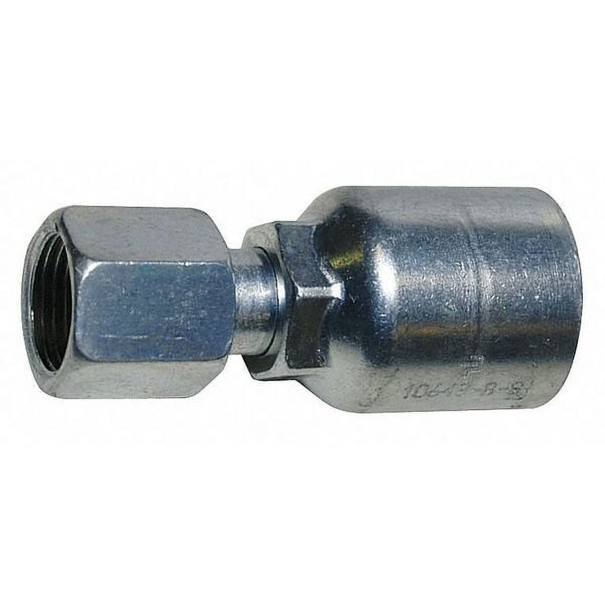 Parker Crimp Fitting,1/2" I.D.,7/8",F,JIC 10643-10-8 - Walmart.com