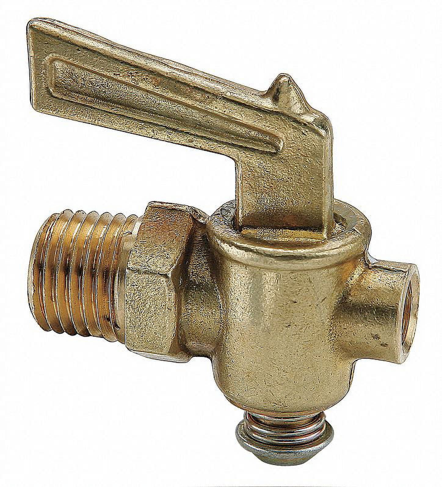 Parker Drain Cock Shutoff Valve,1/4 In DC601-4 - Walmart.com