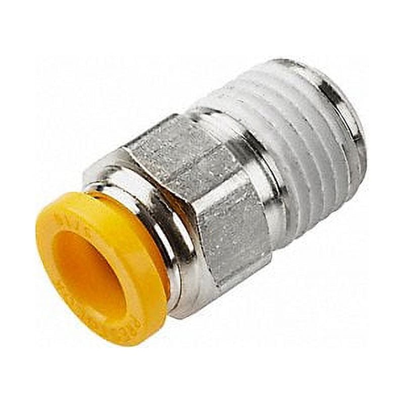 Parker Fitting,6 mm,Brass,Push-to-Connect W68PLP-6M-2R - Walmart.com