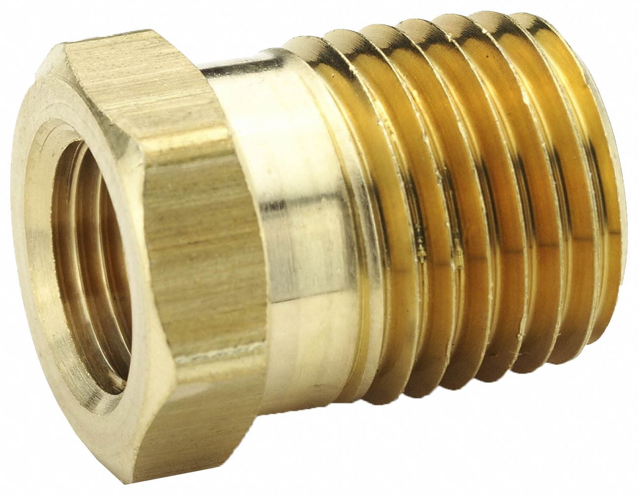 Parker Hex Bushing, Brass, 1/2 x 3/4 in, NPT 209P-12-8 - Walmart.com