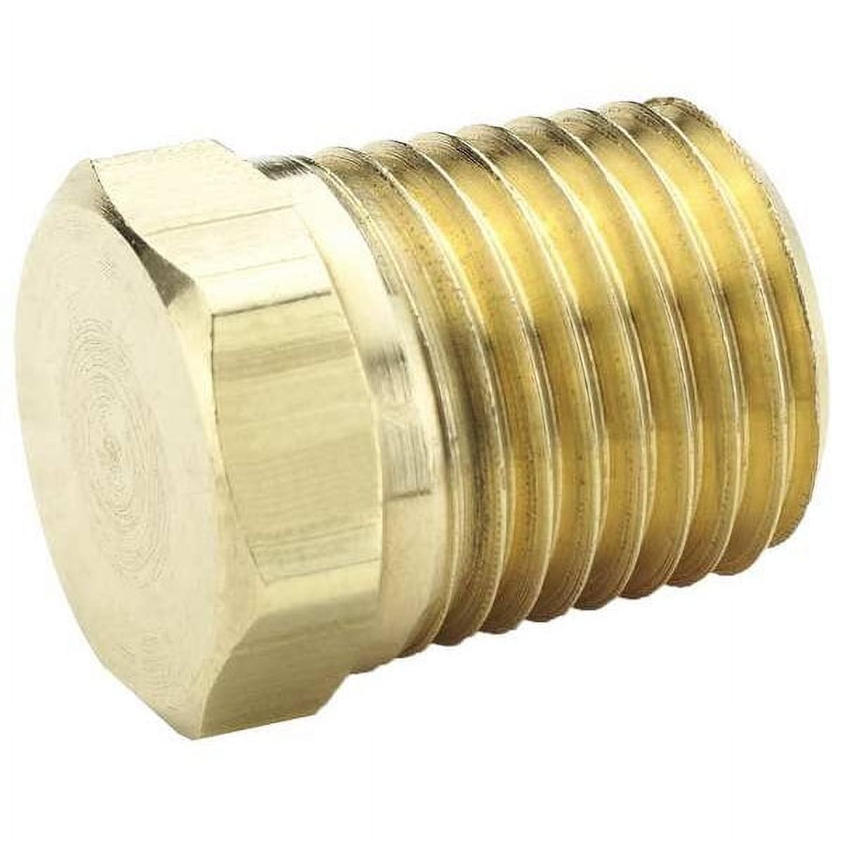 Parker Hex Head Plug,Brass,1/8" Pipe Size,MNPT 218P-2 - Walmart ...