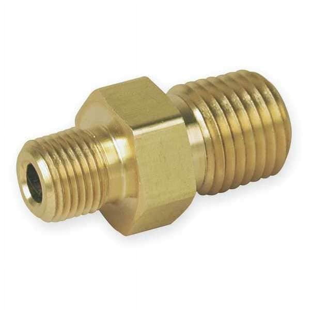 Parker Hex Nipple, Brass, 1/8 in Pipe Size,MNPT 2-2 MHN-B - Walmart.com