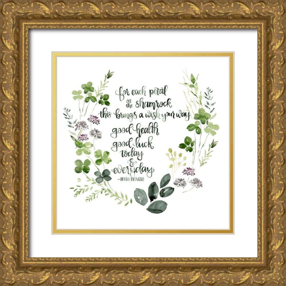 Parker, Jennifer Paxton 12x12 Gold Ornate Wood Framed with Double ...