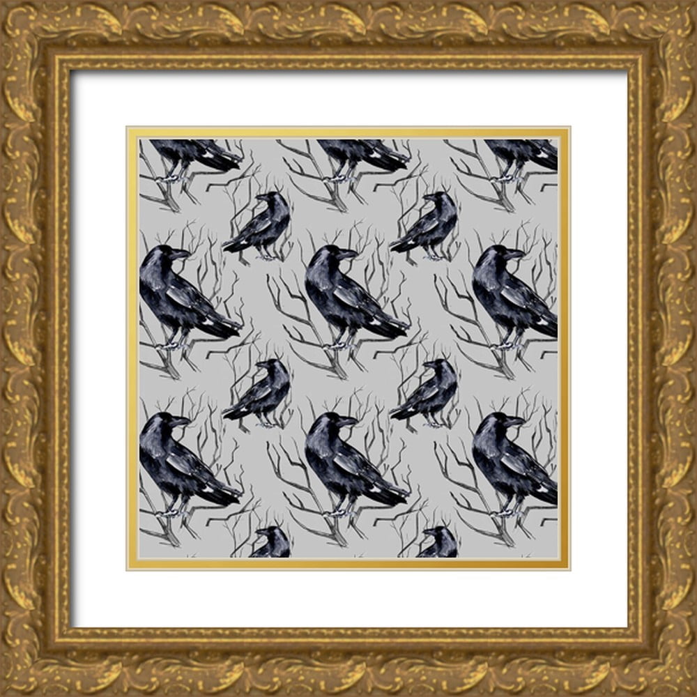 Parker, Jennifer Paxton 12x12 Gold Ornate Wood Framed with Double ...