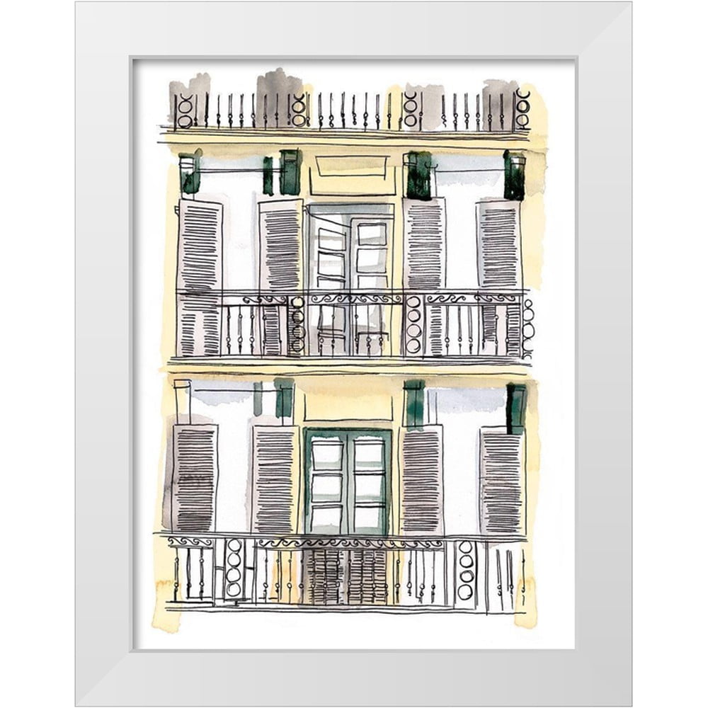 Parker, Jennifer Paxton 12x14 White Modern Wood Framed Museum Art Print ...