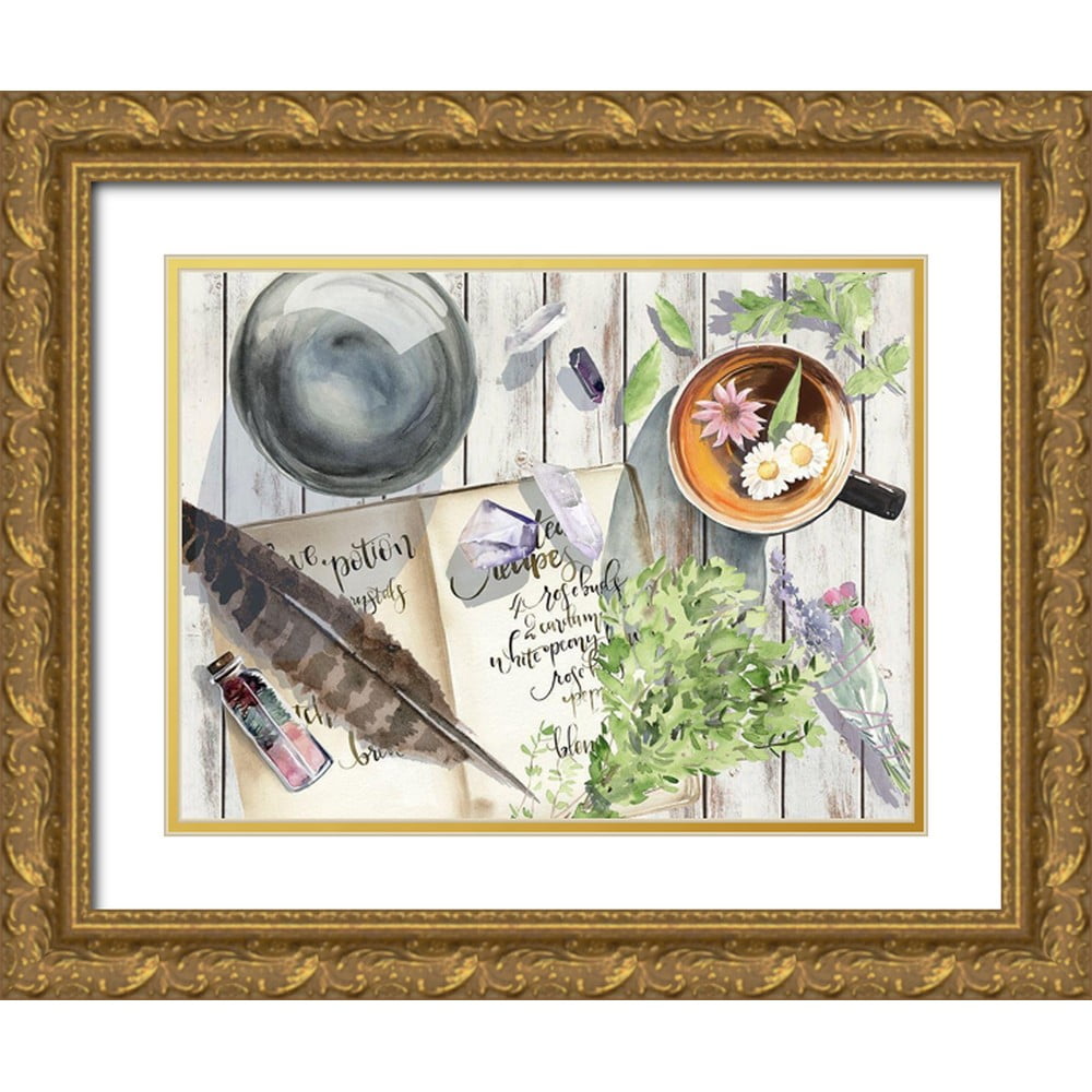 Parker, Jennifer Paxton 14x12 Gold Ornate Wood Framed with Double ...