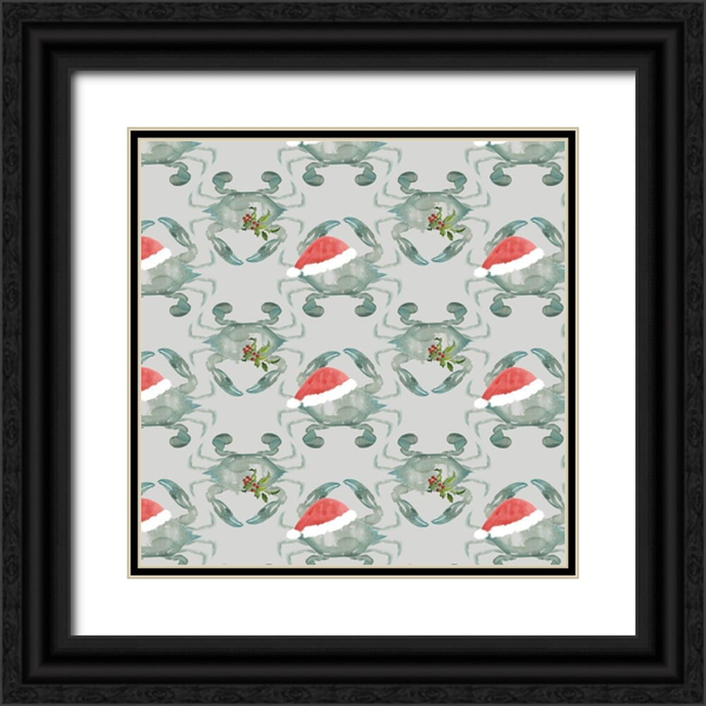 Parker, Jennifer Paxton 15x15 Black Ornate Wood Framed with Double ...