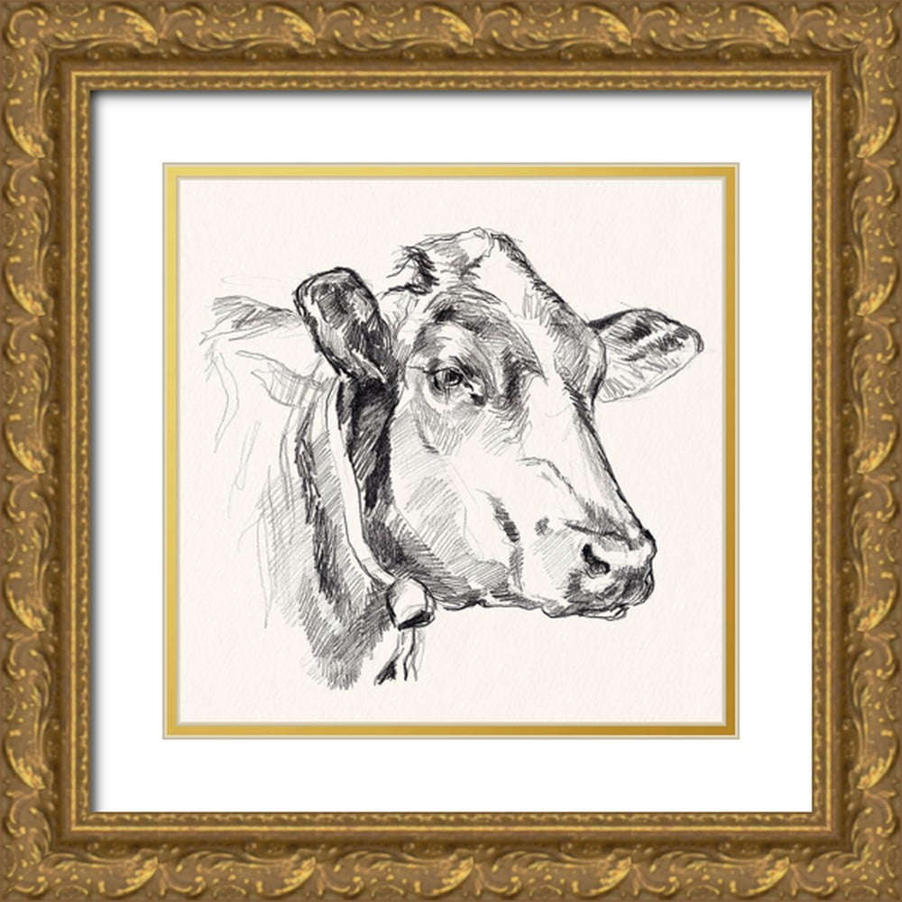 Parker, Jennifer Paxton 15x15 Gold Ornate Wood Framed with Double ...