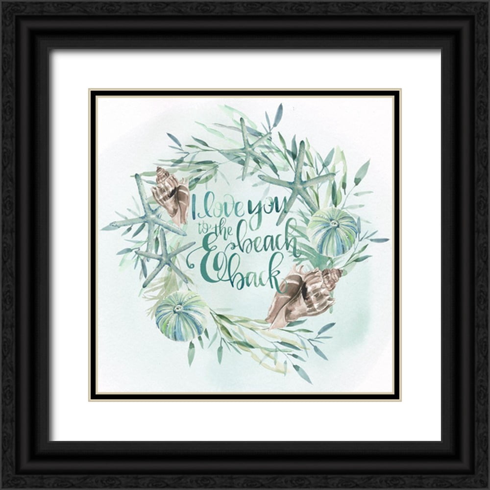 Parker, Jennifer Paxton 20x20 Black Ornate Wood Framed with Double ...