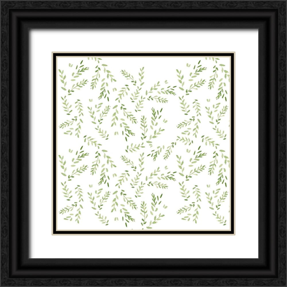 Parker, Jennifer Paxton 20x20 Black Ornate Wood Framed with Double ...