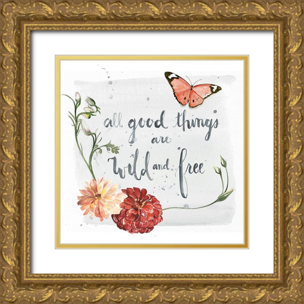 Parker, Jennifer Paxton 20x20 Gold Ornate Wood Framed with Double ...