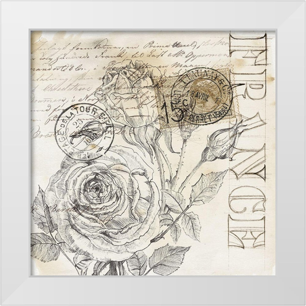 Parker, Jennifer Paxton 20x20 White Modern Wood Framed Museum Art Print ...