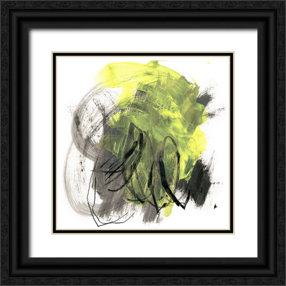 Parker, Jennifer Paxton 26x26 Black Ornate Wood Framed with Double ...