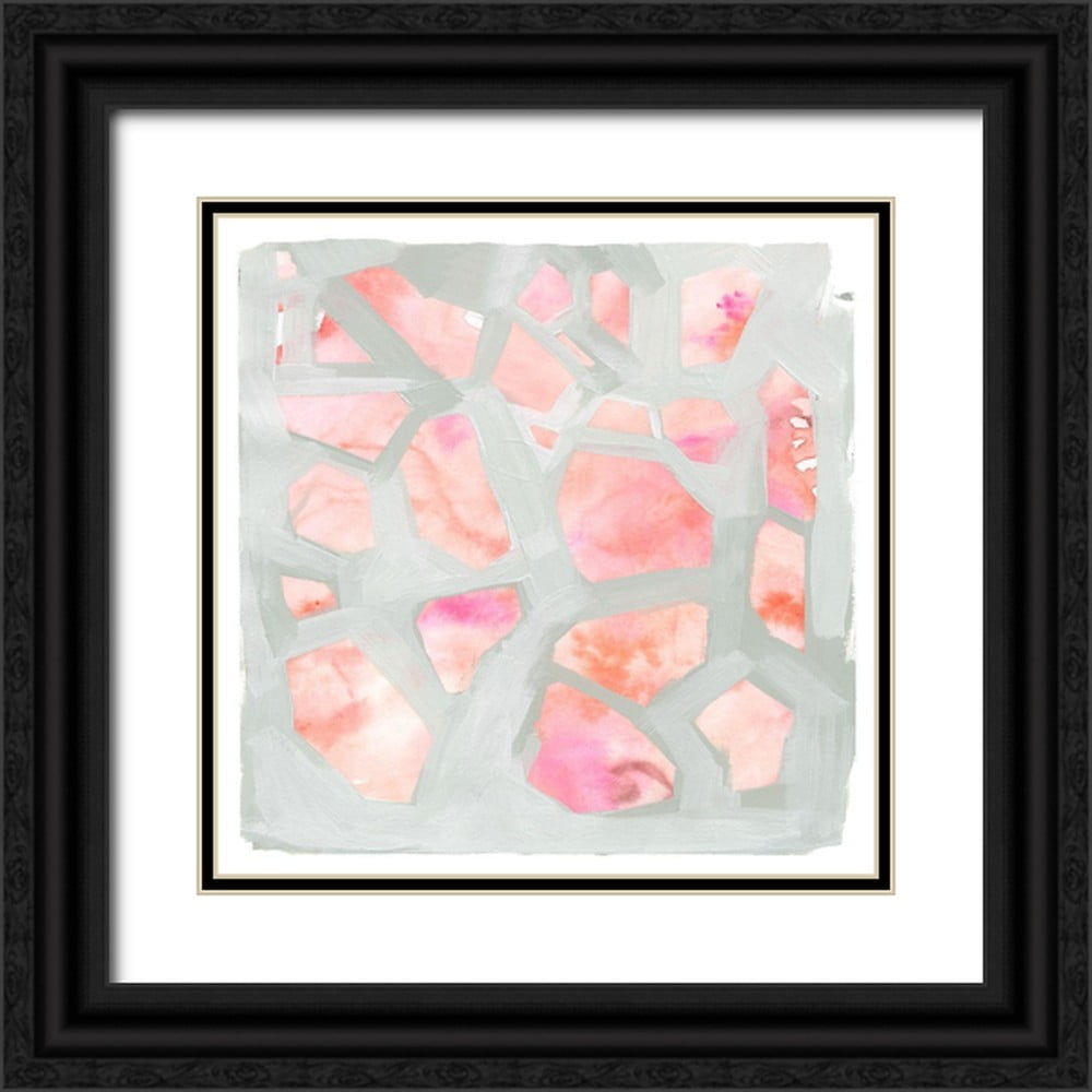 Parker, Jennifer Paxton 26x26 Black Ornate Wood Framed with Double ...