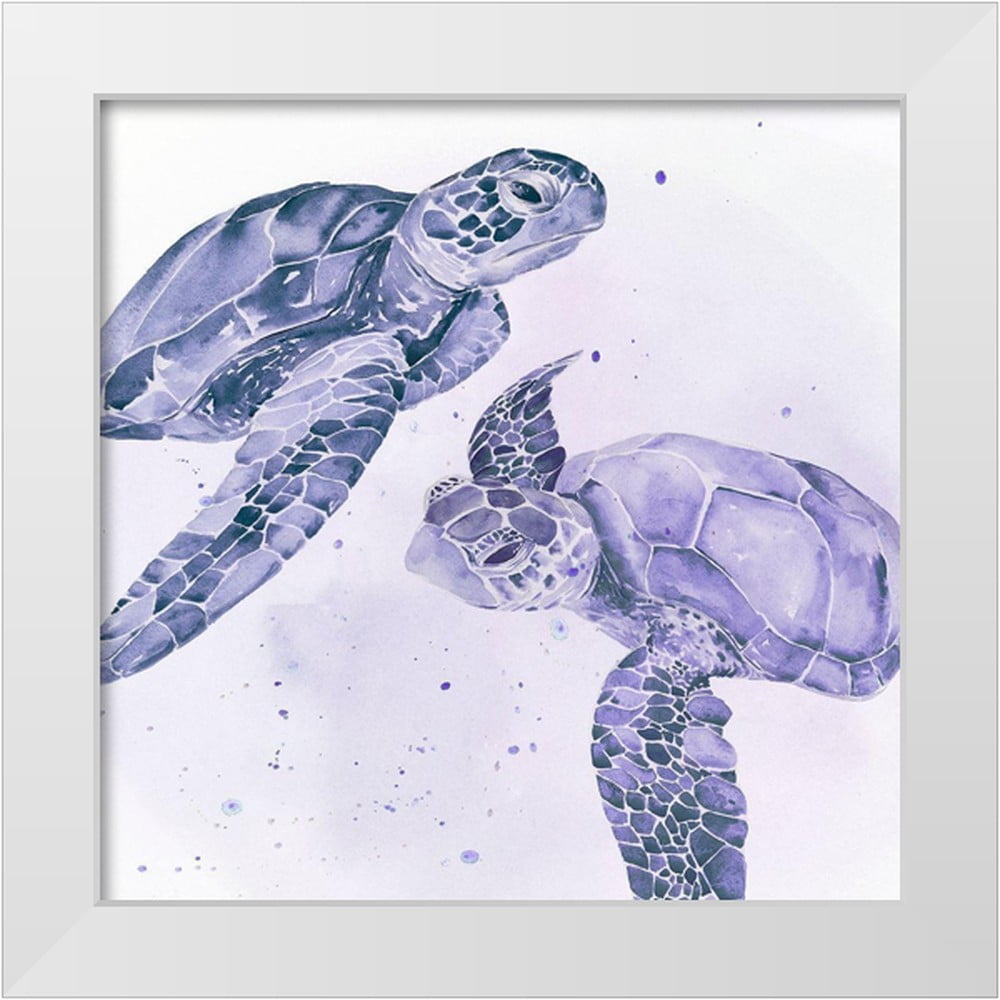 Parker, Jennifer Paxton 26x26 White Modern Wood Framed Museum Art Print Titled - Underwater ...