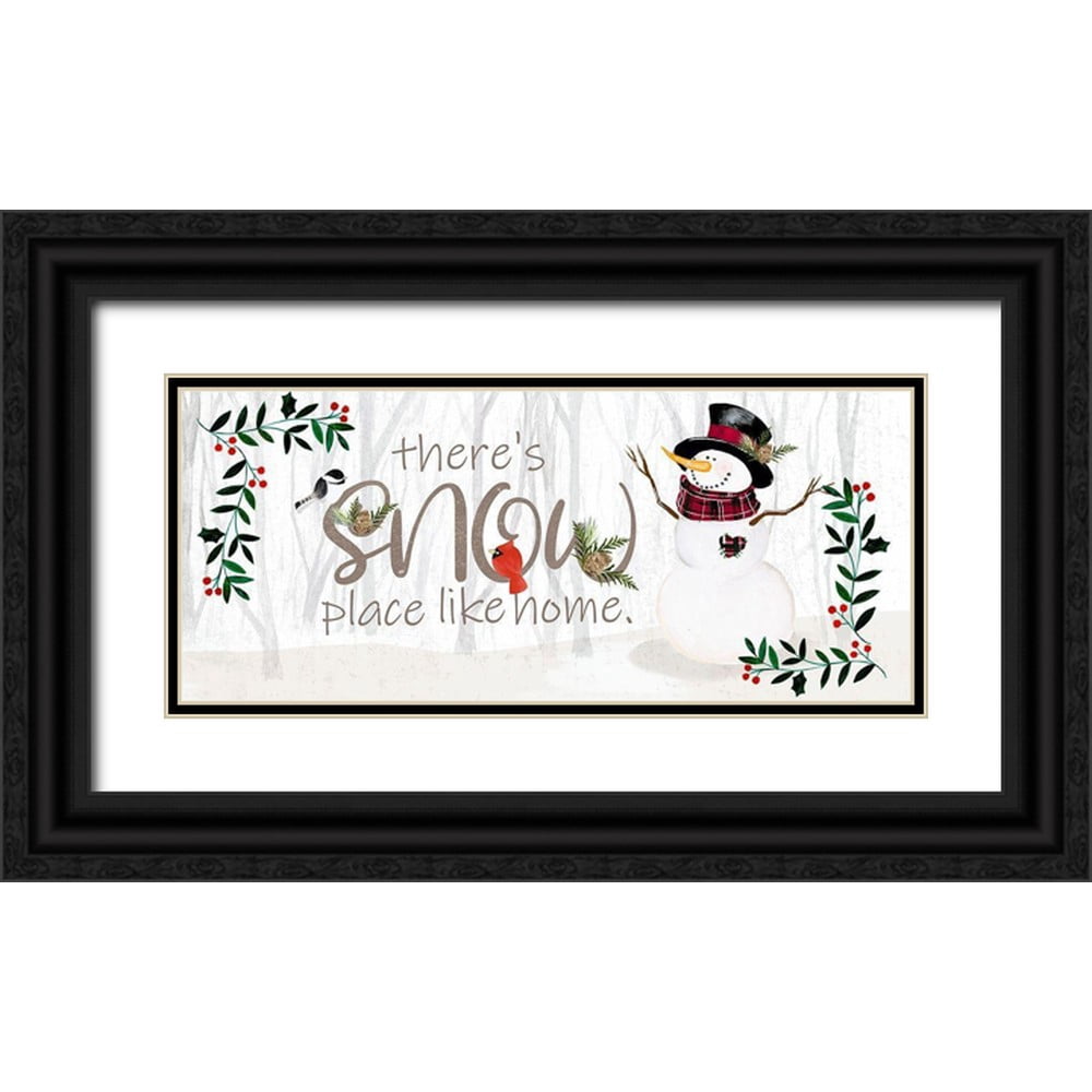 Parker, Jennifer Paxton 32x16 Black Ornate Wood Framed with Double ...