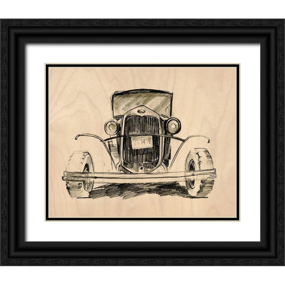 Parker, Jennifer Paxton 32x26 Black Ornate Wood Framed with Double ...