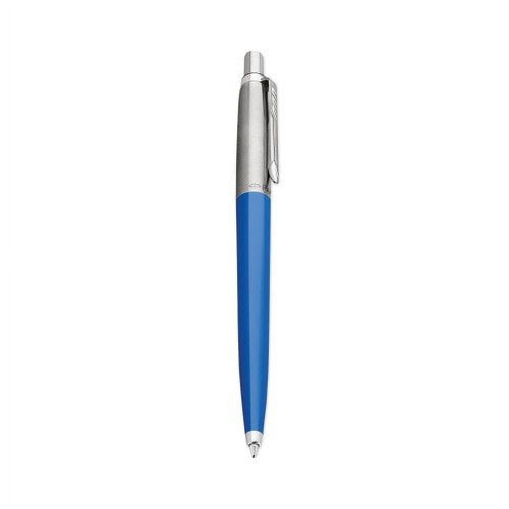 Parker Jotter Ballpoint Pen, Retractable, Medium 0.7 mm, Blue Ink, Blue ...