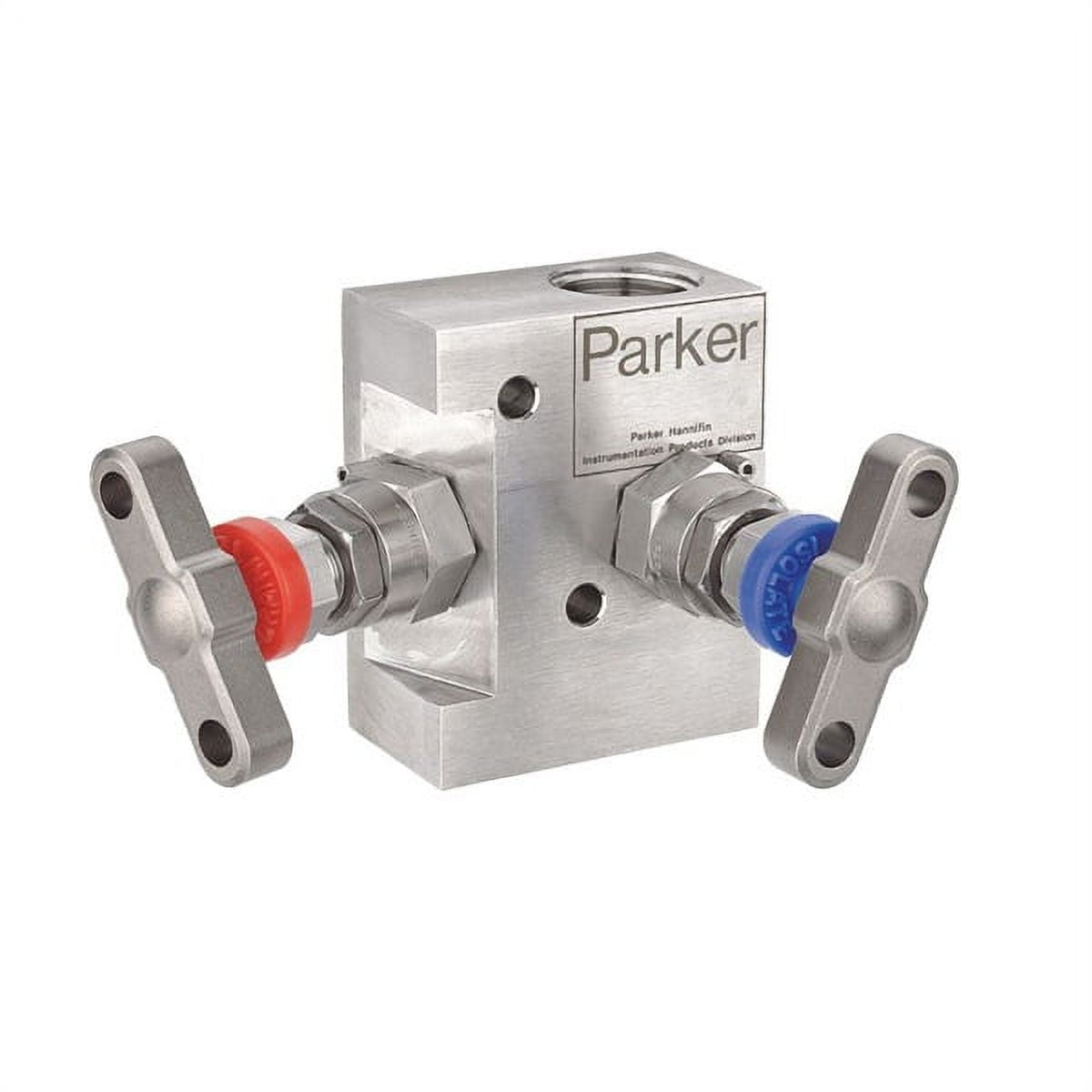 Parker Manifold Valve,1/2 In FNPT,Height 4 In HALS2V - Walmart.com