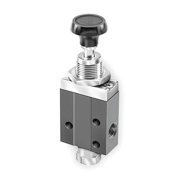 Parker Manual Air Control Valve, Button, Black 404411000 - Walmart.com