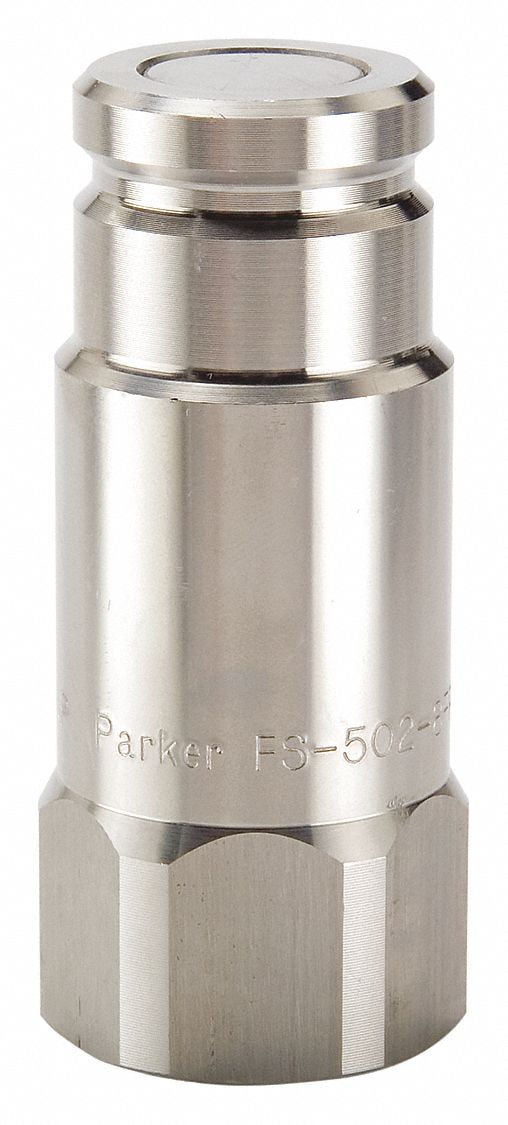 Parker Quick Connect,Plug,1/2",1/2"-14 FS-502-8FP-E5 - Walmart.com