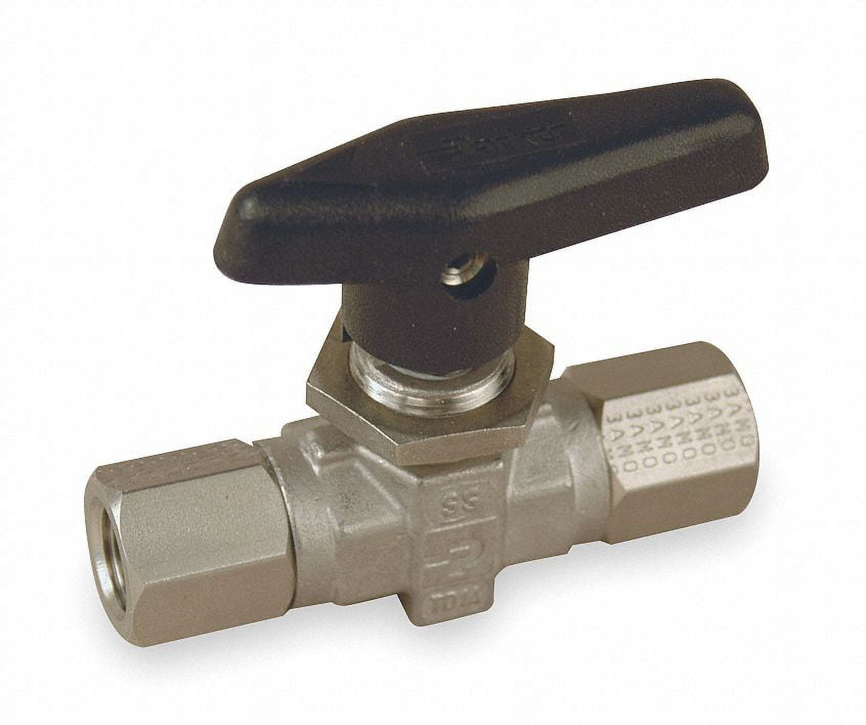 Parker Manual 2-Way Ball Valve,NPT,316 SS 4F-B6LJ2-SSP - Walmart.com