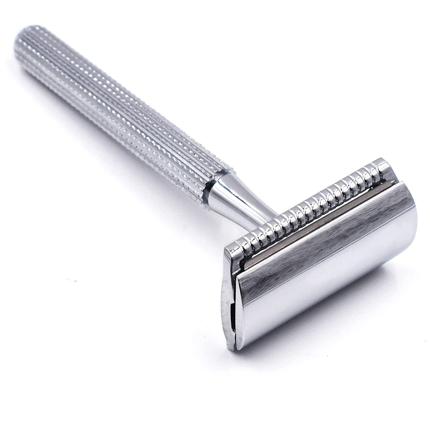 Parker Safety Razor, 78R 3-Piece Closed Comb Double Edge Razor, Chrome ...