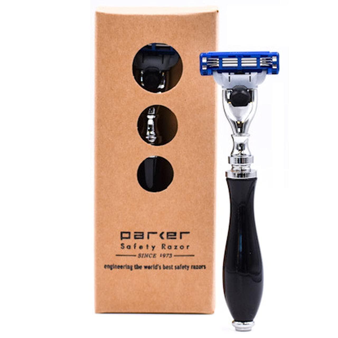 Parker Safety Razor’s Elegant Triple Blade Mach 3 Razor for Men & Women ...