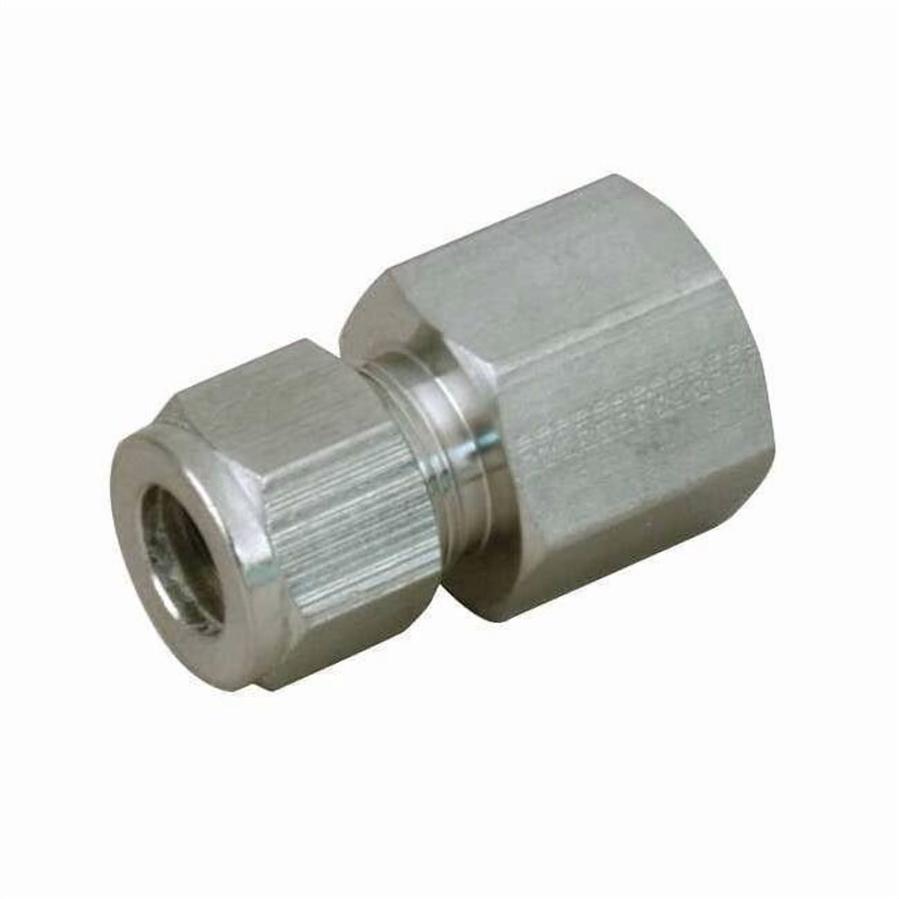 Parker 1/8" A-LOK x FNPT SS Female Straight Connector 2FSC2N-316 ...