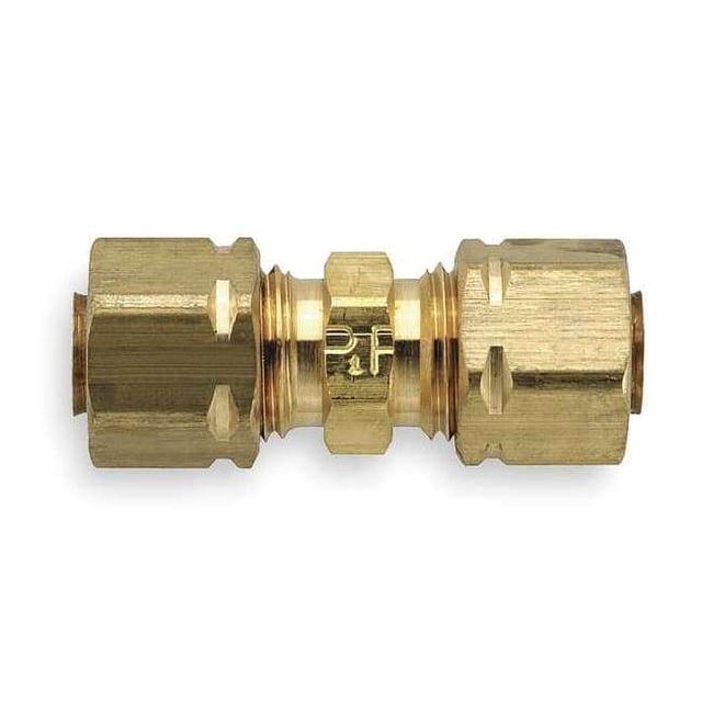 Parker 1/2" x 3/8" Compression Brass Union Reducer 10PK 62CA-8-6 ...
