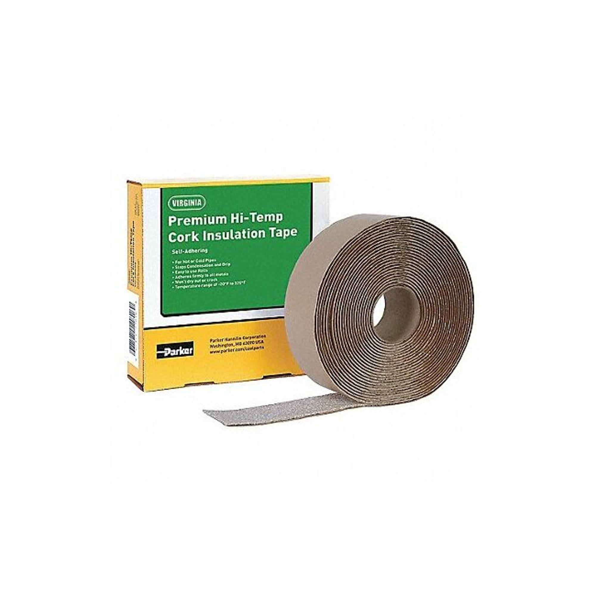 Parker Virginia Hi-Temp Cork Insulation Tape,Roll PTH1 - Walmart.com
